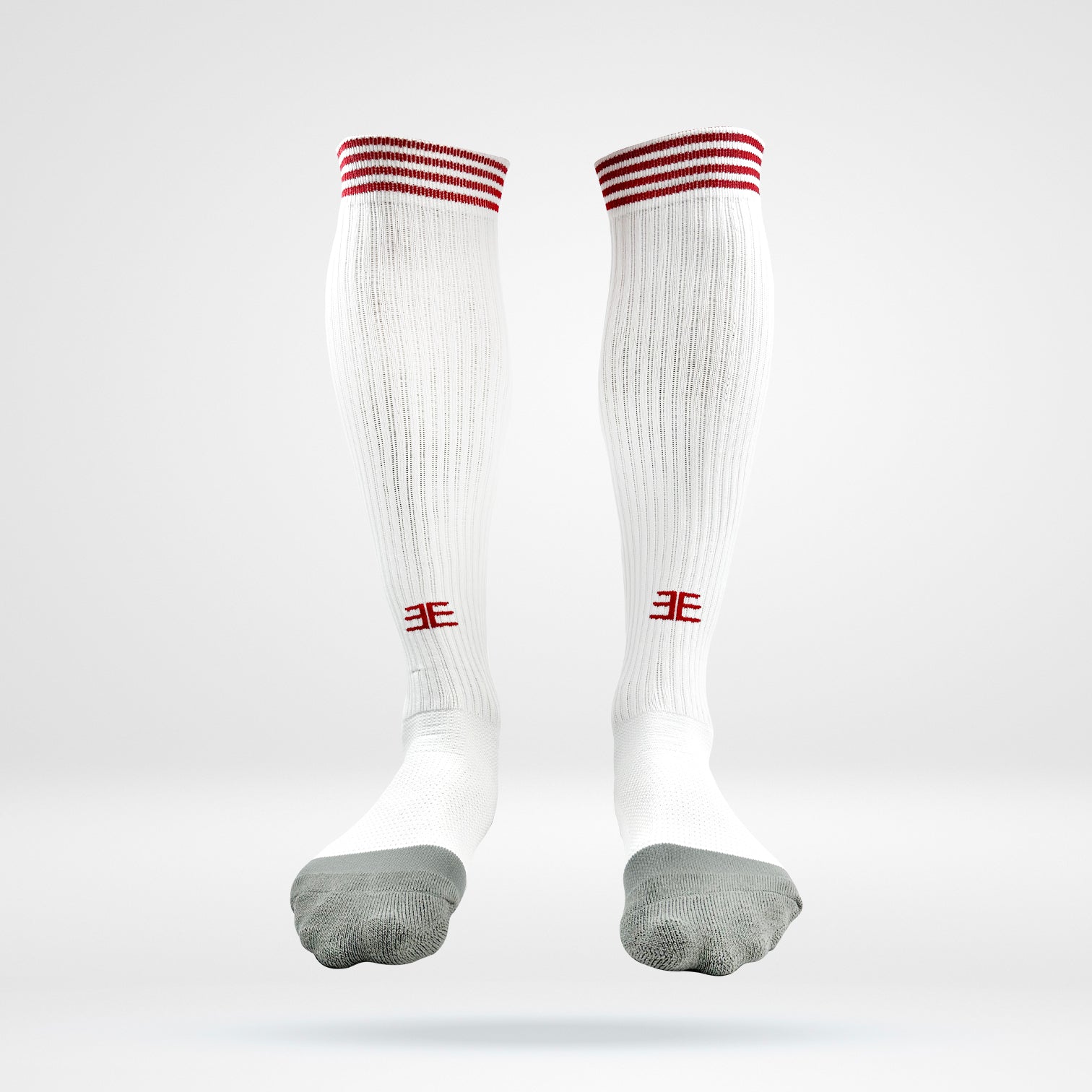 Soccer socks white – Encore Custom